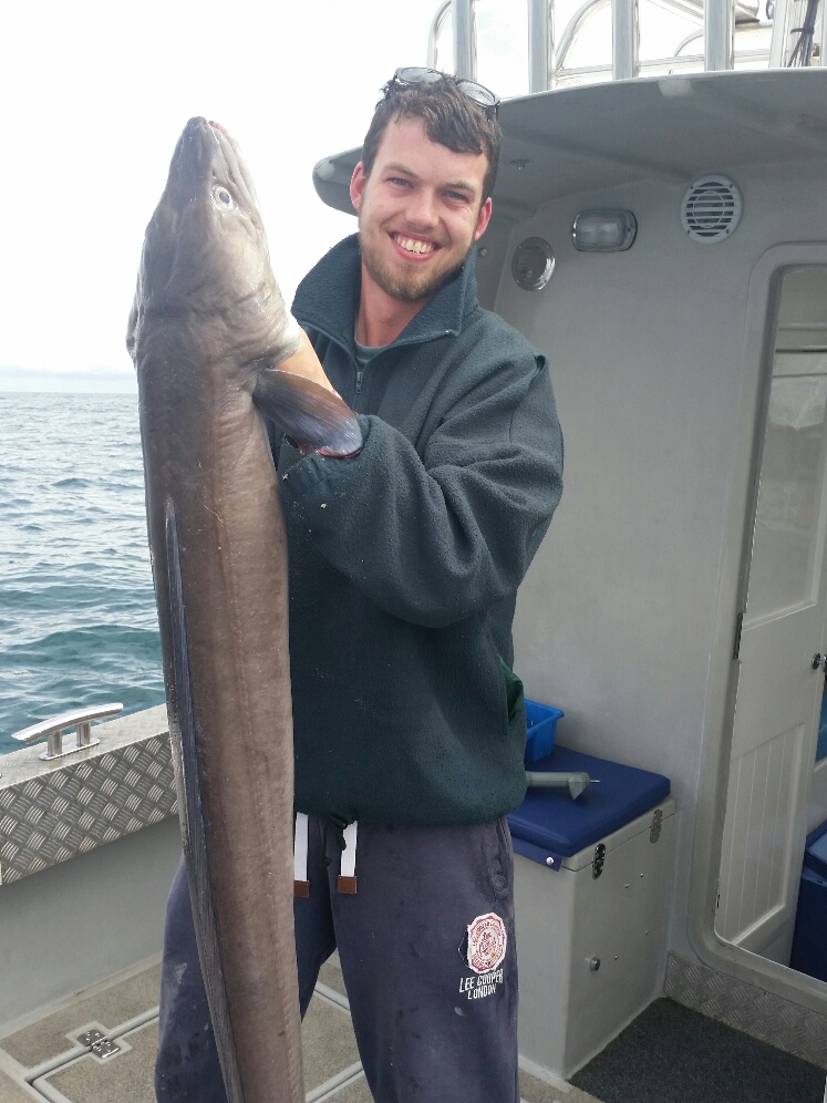 Dan doing the conger - Front Page Gallery - Poole Bay Small Boat ...